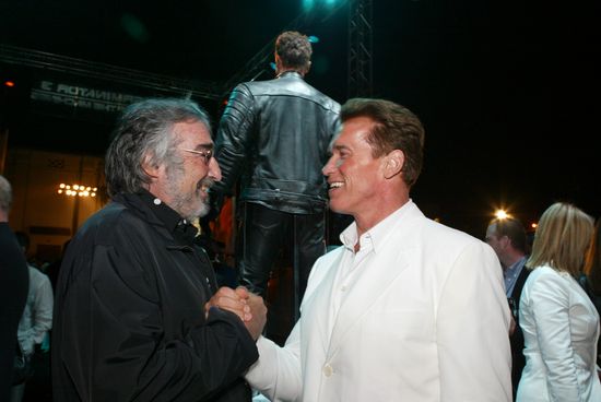 Jake Bloom Arnold Schwarzenegger Editorial Stock Photo - Stock Image ...