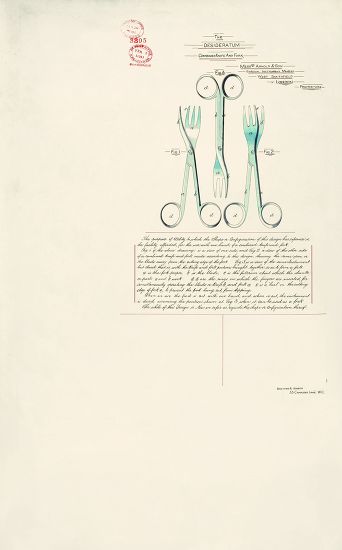 Desideratum Combined Knife Fork Invented By Editorial Stock Photo ...