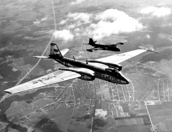 Tactical Air Commands B57 Bomber Black Editorial Stock Photo - Stock ...