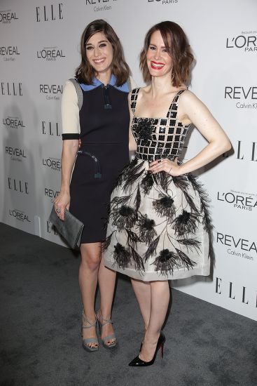 Lizzy Caplan Sarah Paulson Editorial Stock Photo - Stock Image ...