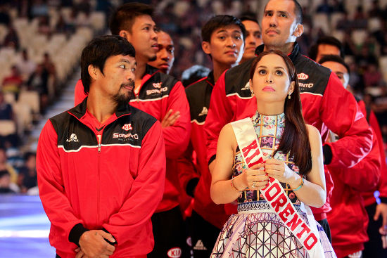 Manny Pacquiao L His Wife Jinkee Editorial Stock Photo - Stock Image ...