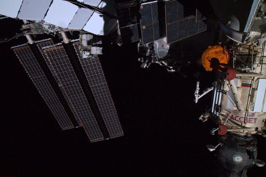 Iss Last Two Seconds Before Sunset Editorial Stock Photo - Stock Image ...