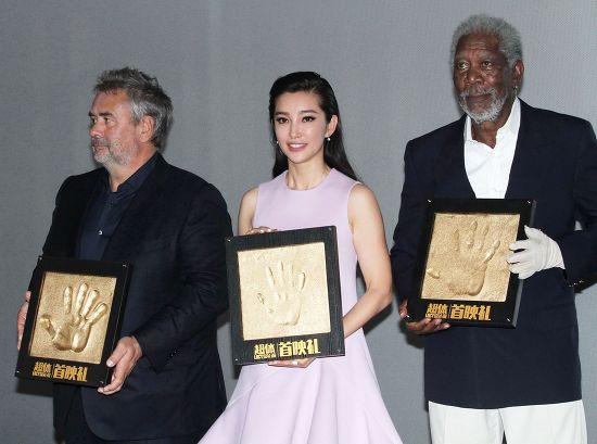 Luc Besson Li Bingbing Morgan Freeman Editorial Stock Photo - Stock ...
