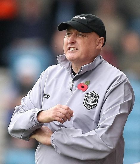 Russell Slade Cardiff Reacts Editorial Stock Photo - Stock Image ...