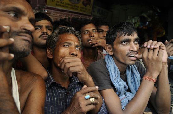 Men Spectators Watch Wrestling Match Editorial Stock Photo - Stock ...