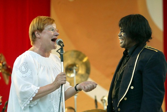 James Brown Tarja Halonen Editorial Stock Photo - Stock Image ...