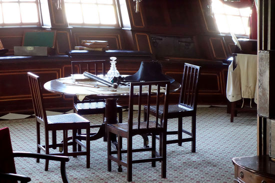 Captains Day Cabin Hms Victory Editorial Stock Photo - Stock Image ...