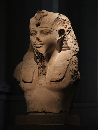 Ancient Egyptian Pharaoh Sculpture British Museum Editorial Stock Photo ...