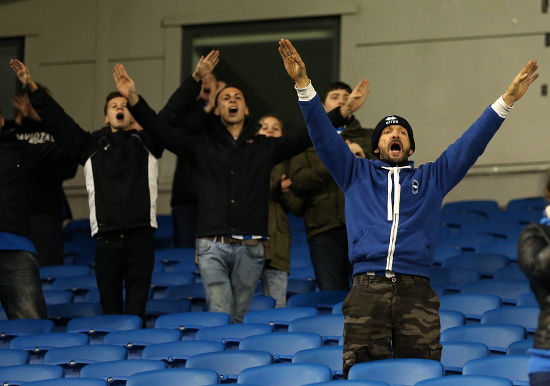 Brighton Fans Chant Full Time Editorial Stock Photo - Stock Image ...
