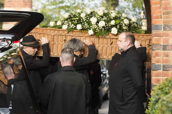 Malcom Bruce Acts Pallbearer His Father Editorial Stock Photo - Stock ...
