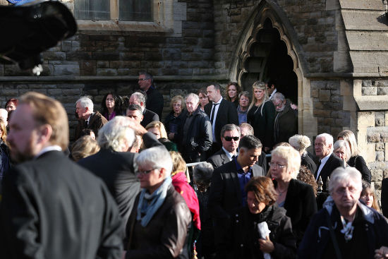 Crowds Exit Church Editorial Stock Photo - Stock Image | Shutterstock