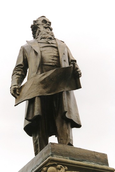 Titus Salt Statue Saltaire Yorkshire England Editorial Stock Photo ...