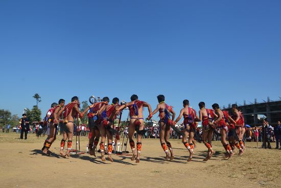 Naga Tribesman Lotha Tribes Performs Traditional Editorial Stock Photo ...