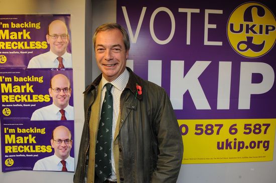 Nigel Farage Rochester Ukip Campaign Shop Editorial Stock Photo - Stock Image | Shutterstock