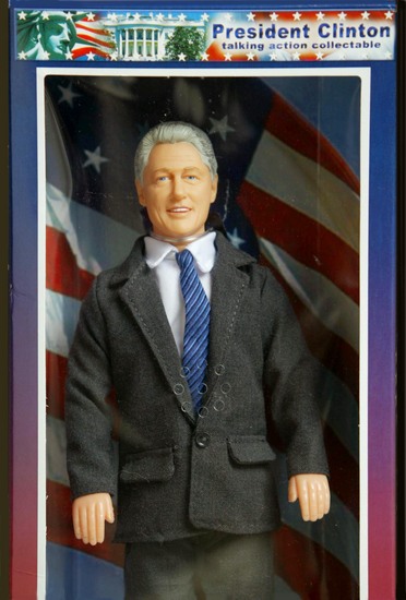 Bill Clinton Talking Action Figure Editorial Stock Photo - Stock Image ...