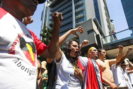 Aboriginal Rights Activists Protest During G20 Editorial Stock Photo ...