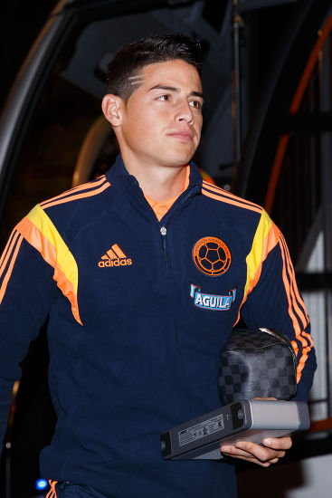 James Rodriguez Columbia Arrive Off Team Editorial Stock Photo - Stock ...