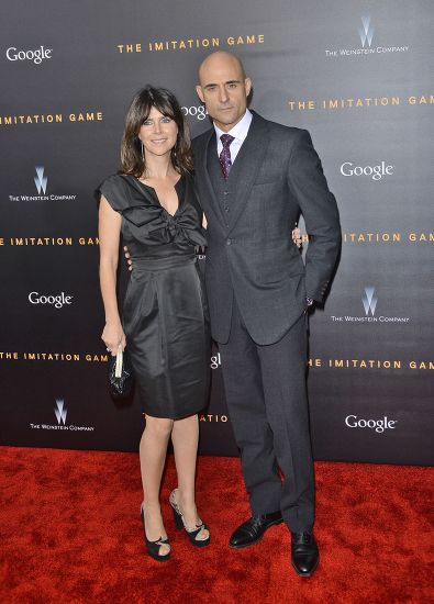 Mark Strong Wife Liza Marshall Editorial Stock Photo - Stock Image ...