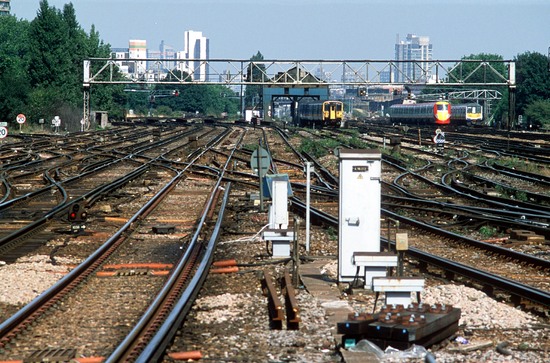 Railway Tracks Outside Clapham Junction Station Editorial Stock Photo ...