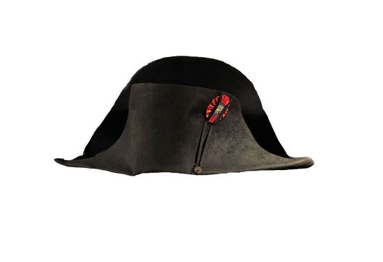 Black Felt Bicorne Hat Worn By Editorial Stock Photo - Stock Image ...
