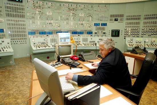 Control Room Kola Nuclear Power Plant Editorial Stock Photo - Stock ...