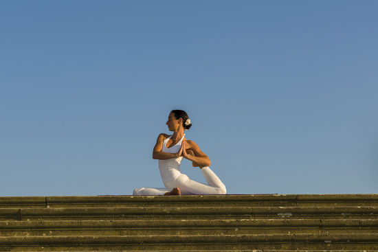 Model Released Young Woman Practising Hatha Editorial Stock Photo ...
