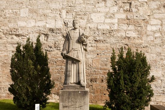 Statue Preacher Thomas Front City Walls Editorial Stock Photo - Stock ...