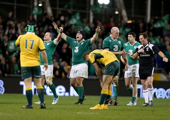 Irelands Sean Cronin Mike Ross Celebrate Editorial Stock Photo - Stock ...