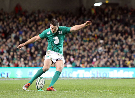 Irelands Jonathan Sexton Kicks Penalty Editorial Stock Photo - Stock ...
