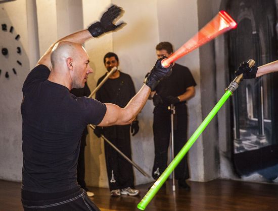 Padawans Jedi Apprentices During Training Session Editorial Stock Photo ...