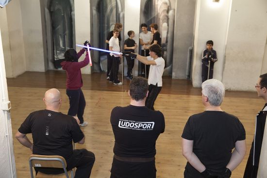 Padawans Jedi Apprentices During Training Session Editorial Stock Photo ...