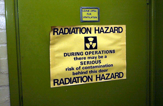 Radiation Hazard Sign Nuclear Bunker Which Editorial Stock Photo ...