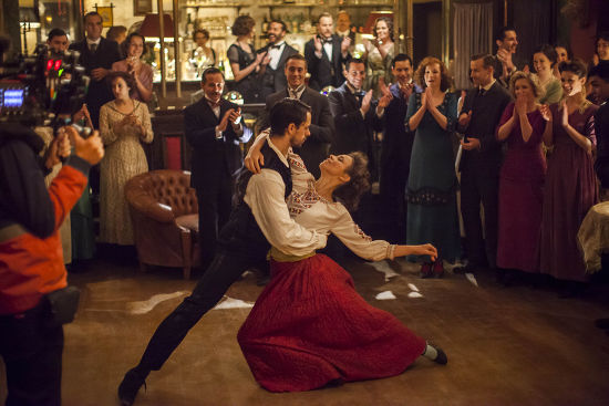 Extras Dancing Behind Scenes Editorial Stock Photo - Stock Image ...