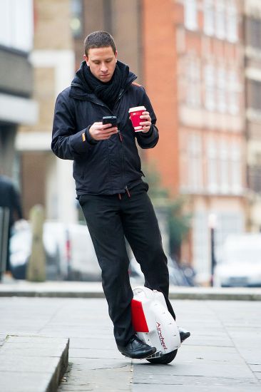 Simon Mansfield 25 Richmond Riding Airwheel Editorial Stock Photo ...