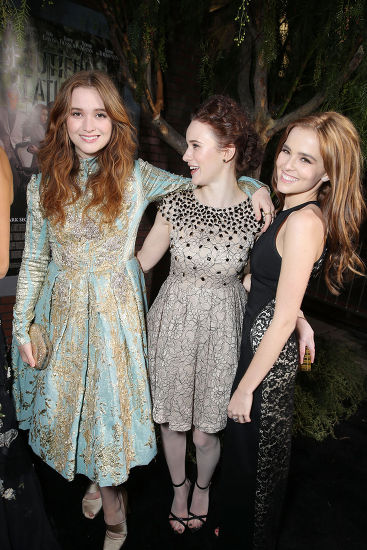 Rachel Brosnahan Zoey Deutch Alice Englert Editorial Stock Photo ...