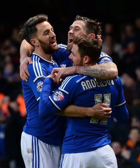 Daryl Murphy Celebrates Cole Skuse Paul Editorial Stock Photo - Stock ...