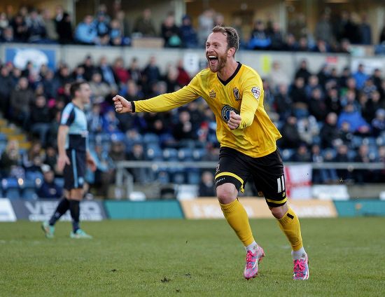 Sean Rigg Afc Wimbledon Celebrates Scoring Editorial Stock Photo ...