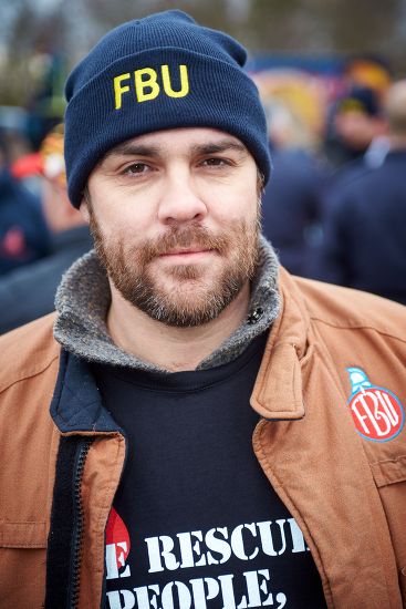 Sacked Firefighter Ricky Matthews Editorial Stock Photo - Stock Image ...