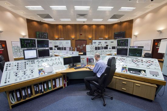 Mock Training Control Room Hinkley B Editorial Stock Photo - Stock ...