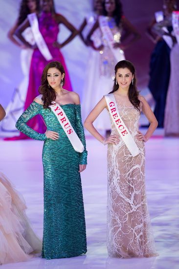 Miss Cyprus Ioanna Filippou Miss Greece Editorial Stock Photo - Stock ...