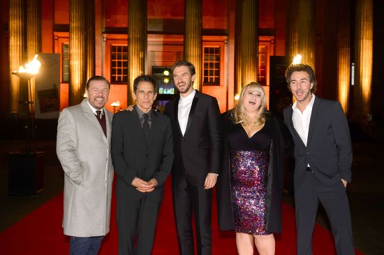 Ricky Gervais Ben Stiller Dan Stevens Editorial Stock Photo - Stock ...