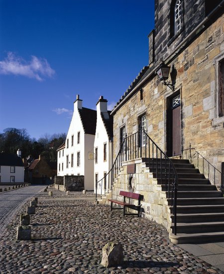 Sandhaven Town Hall Culross Fife Scotland Editorial Stock Photo - Stock ...