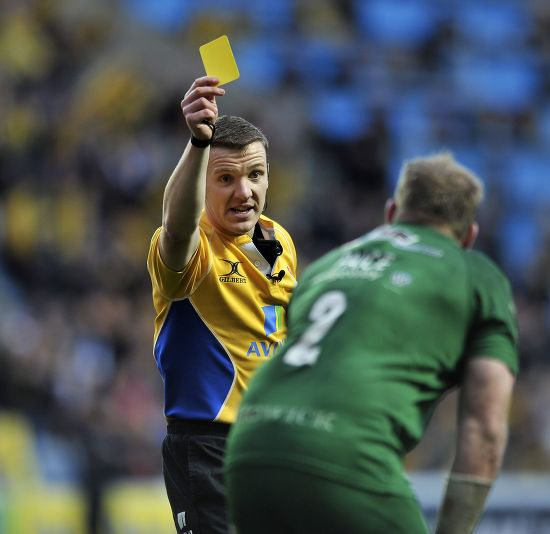 Referee Tom Foley Issues David Paice Editorial Stock Photo - Stock ...