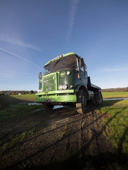 Classic 1960s Vinatge Lorry Parked Field Editorial Stock Photo - Stock ...