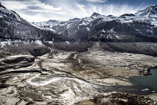 Tignes Dam On Isere River Savoie Editorial Stock Photo - Stock Image ...