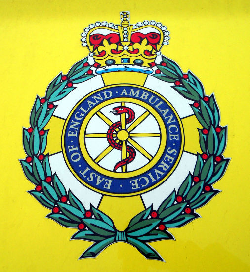Badge East England Ambulance Service Editorial Stock Photo - Stock ...