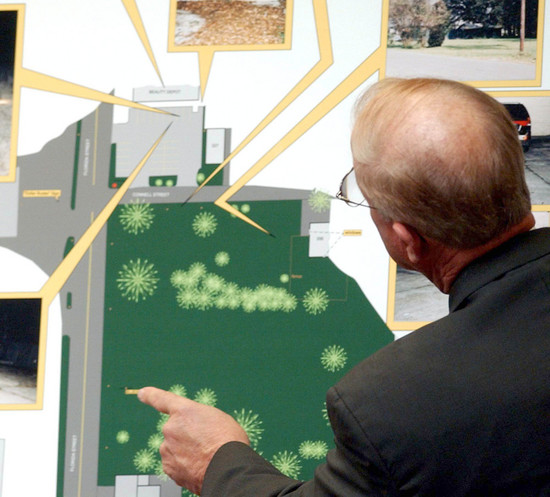 Prosecutor Paul Ebert Points Diagram Shooting Editorial Stock Photo ...