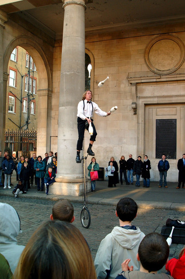 Juggler Performing Covent Garden London Britain Editorial Stock Photo ...