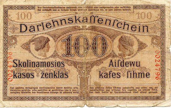 Kaunas Kowno Lithuania 1918 Editorial Stock Photo - Stock Image ...