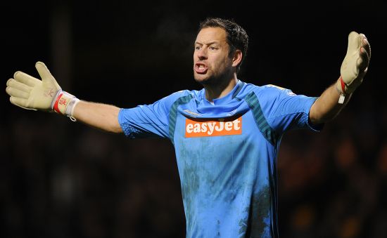 Luton Town Goalkeeper Mark Tyler Editorial Stock Photo - Stock Image ...